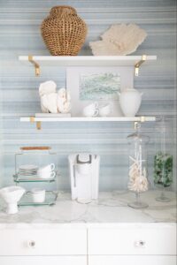 Coastal Coffee Bar Ideas | A Blissful Nest