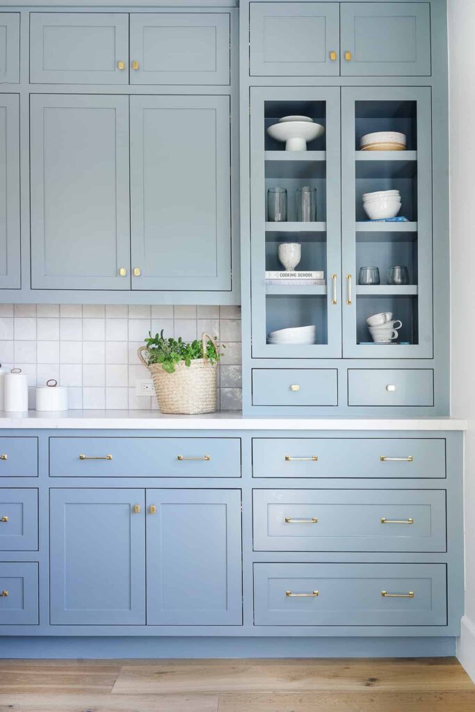 Light Blue Kitchen Cabinet Colors | A Blissful Nest