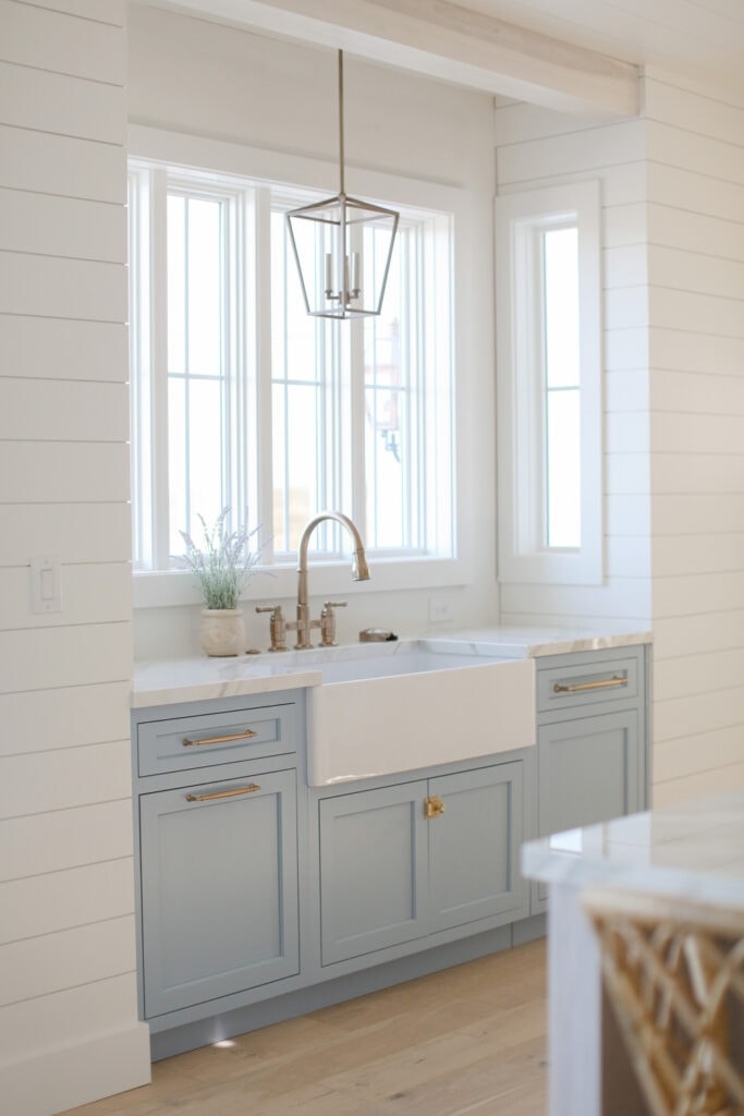 Light Blue Kitchen Cabinet Colors | A Blissful Nest