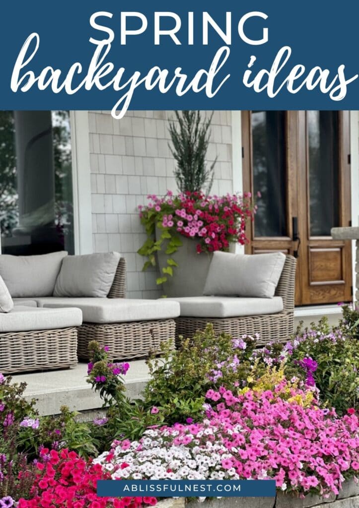 Spring Backyard Ideas | A Blissful Nest