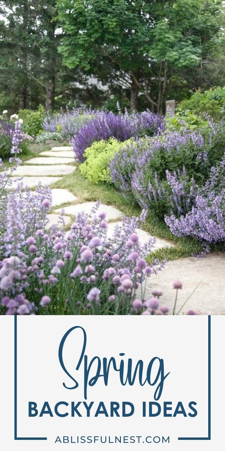 Spring Backyard Ideas | A Blissful Nest