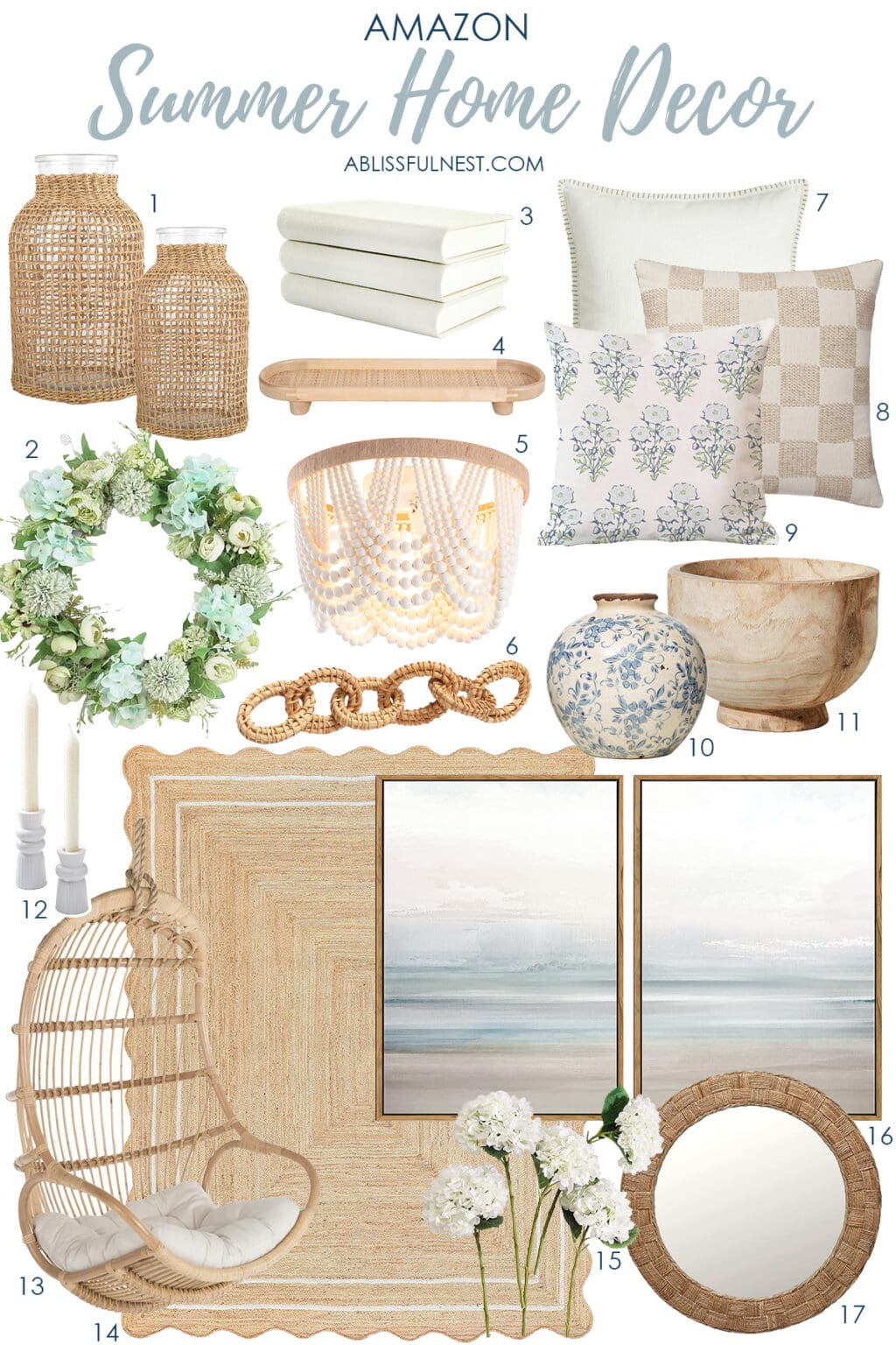 Amazon Summer Home Decor Finds - A Blissful Nest