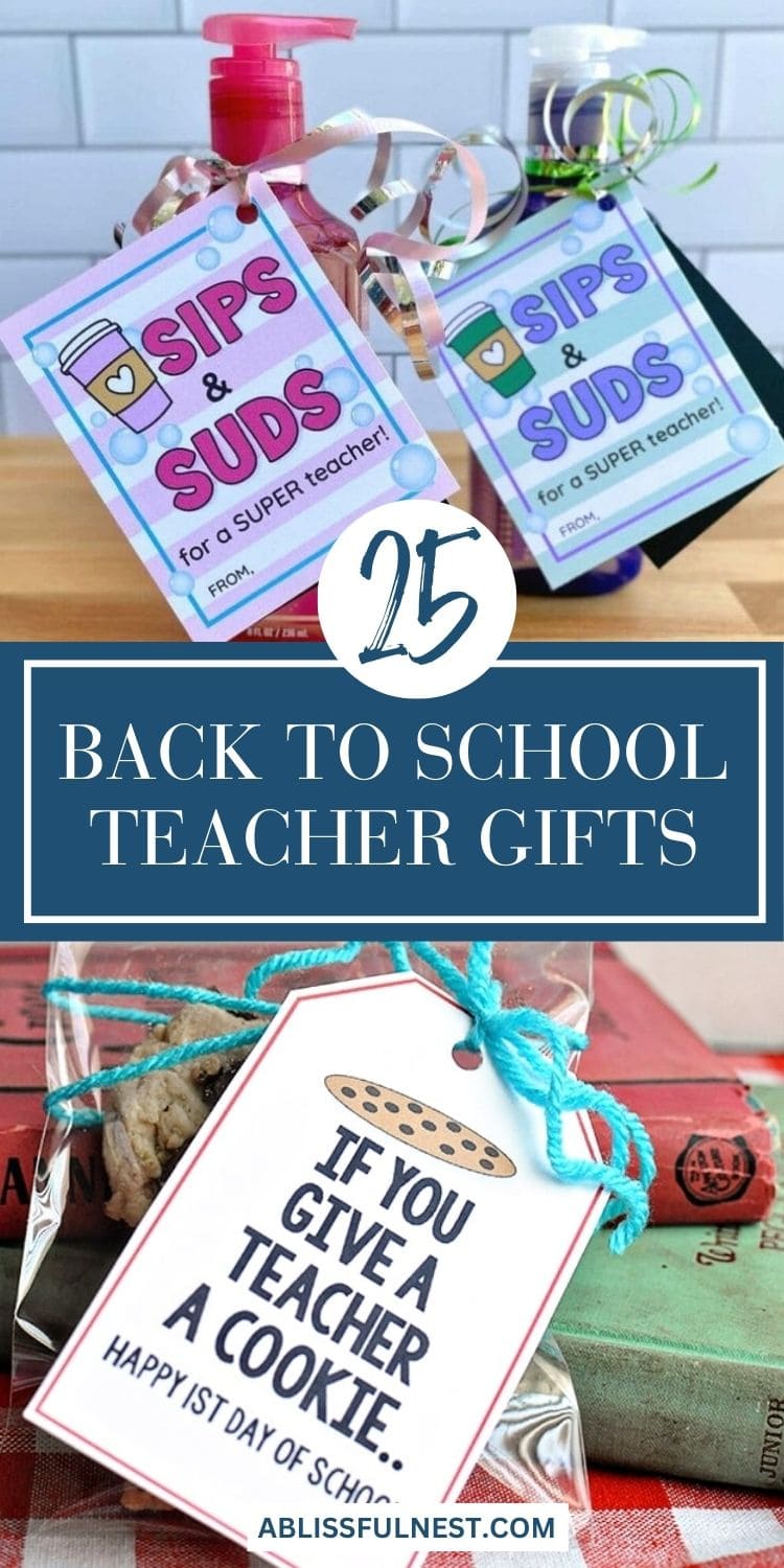 25 Back To School Teacher Gifts | A Blissful Nest