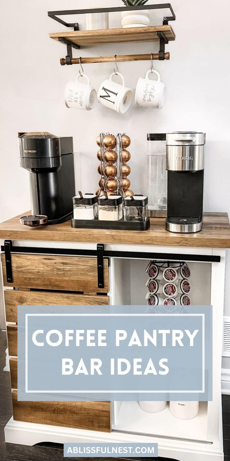 Coffee Pantry Bar | A Blissful Nest