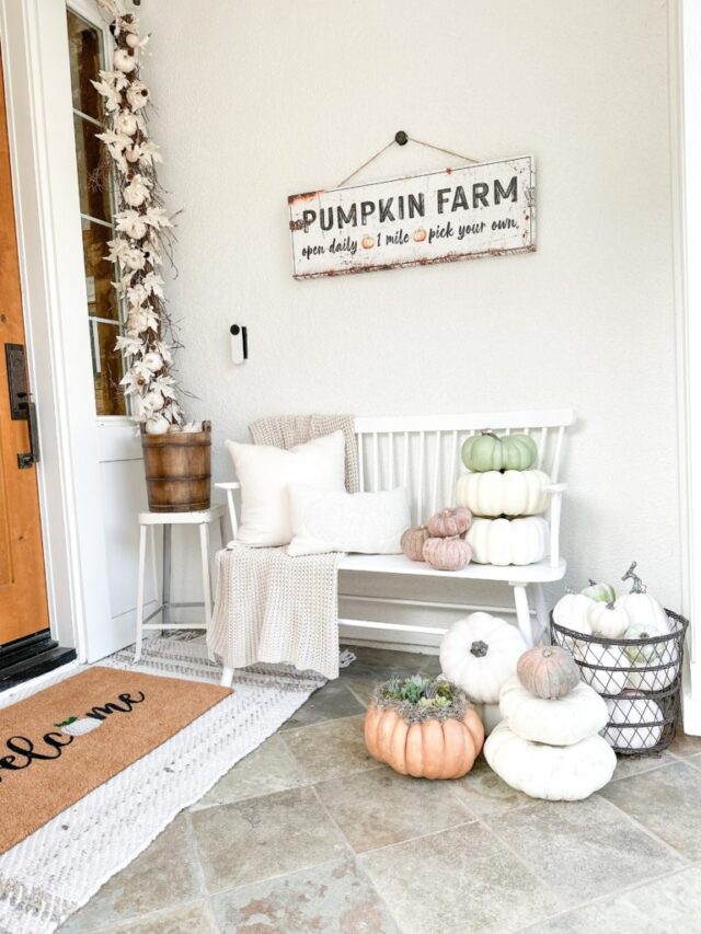 Neutral Fall Decor Ideas | A Blissful Nest