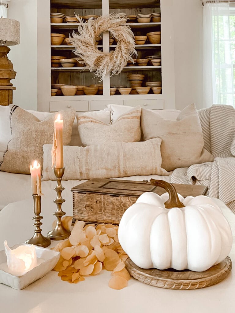 Neutral Fall Decor Ideas | A Blissful Nest