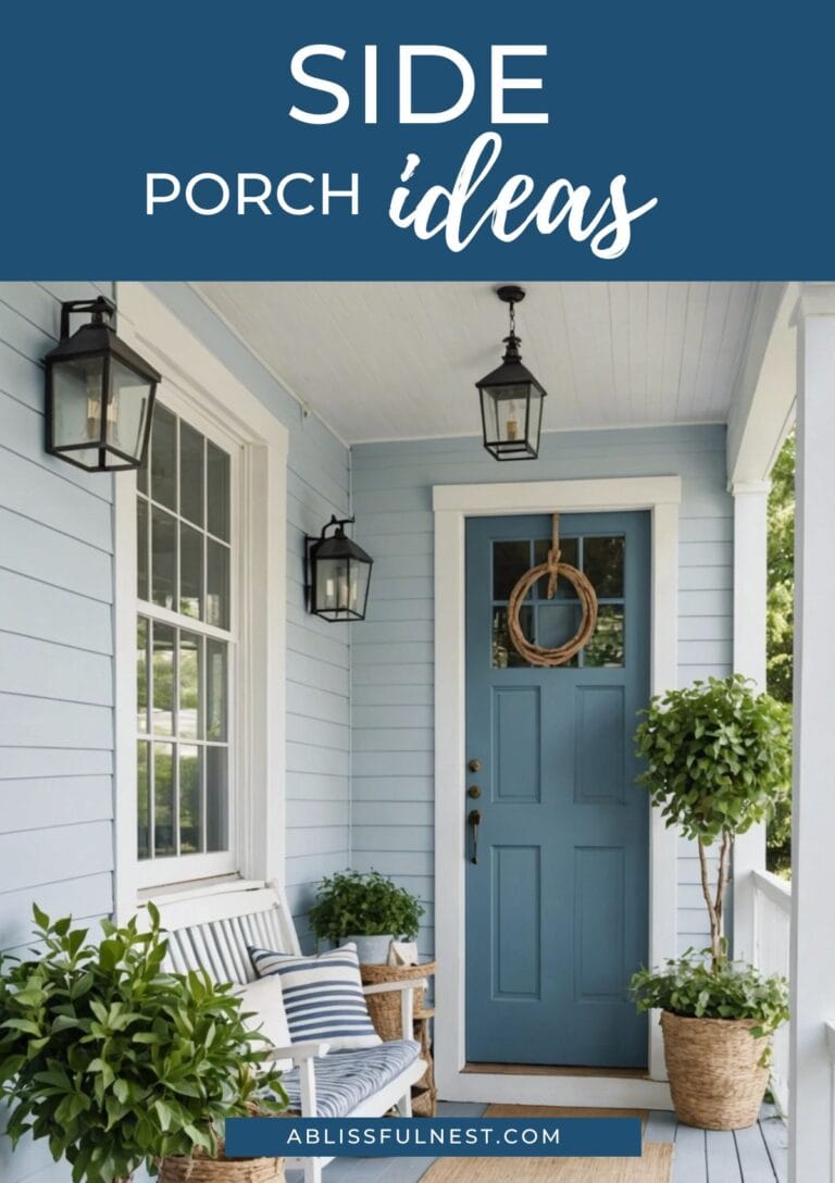Side Porch Ideas | A Blissful Nest