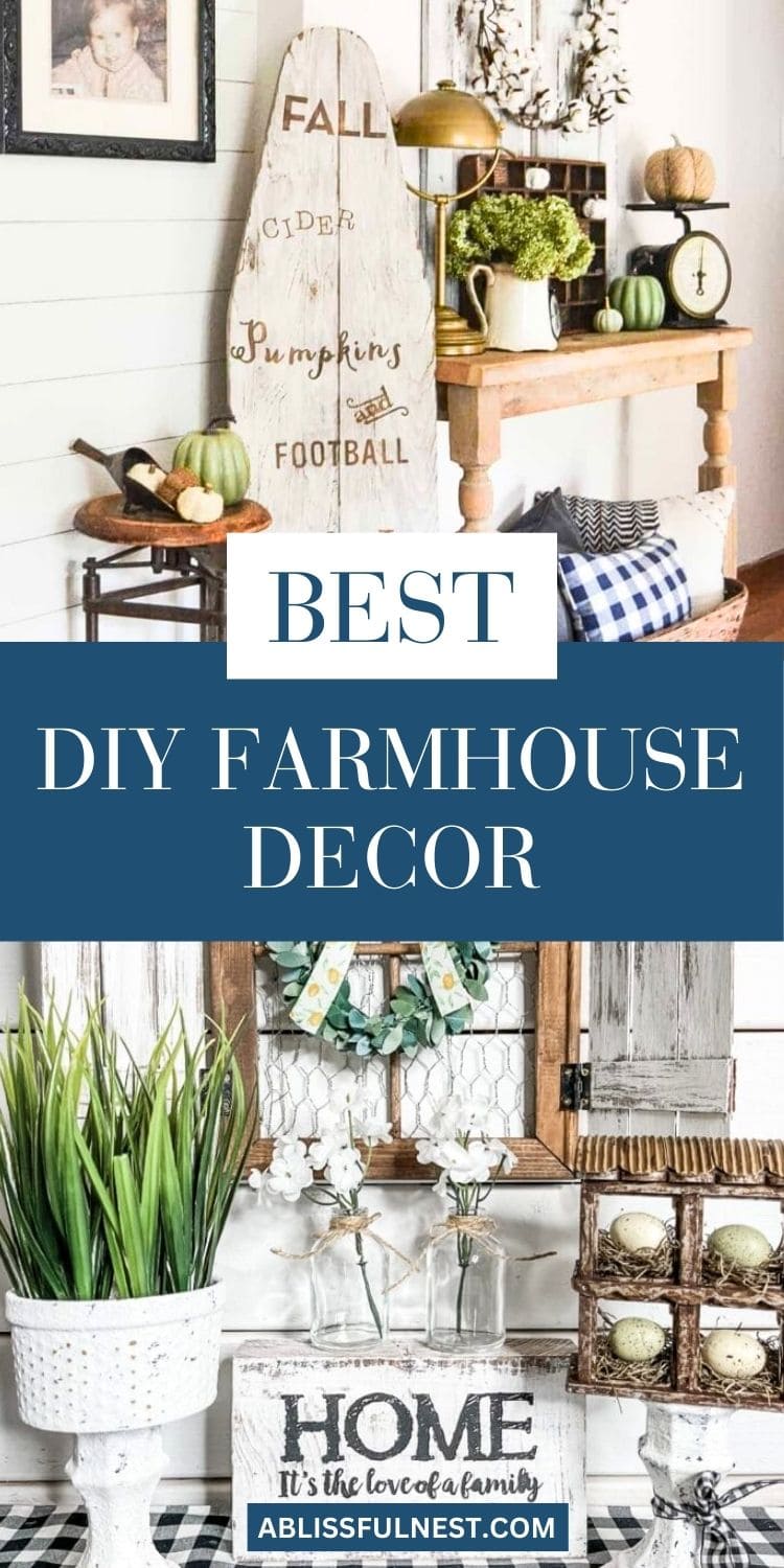 DIY Farmhouse Decor | A Blissful Nest