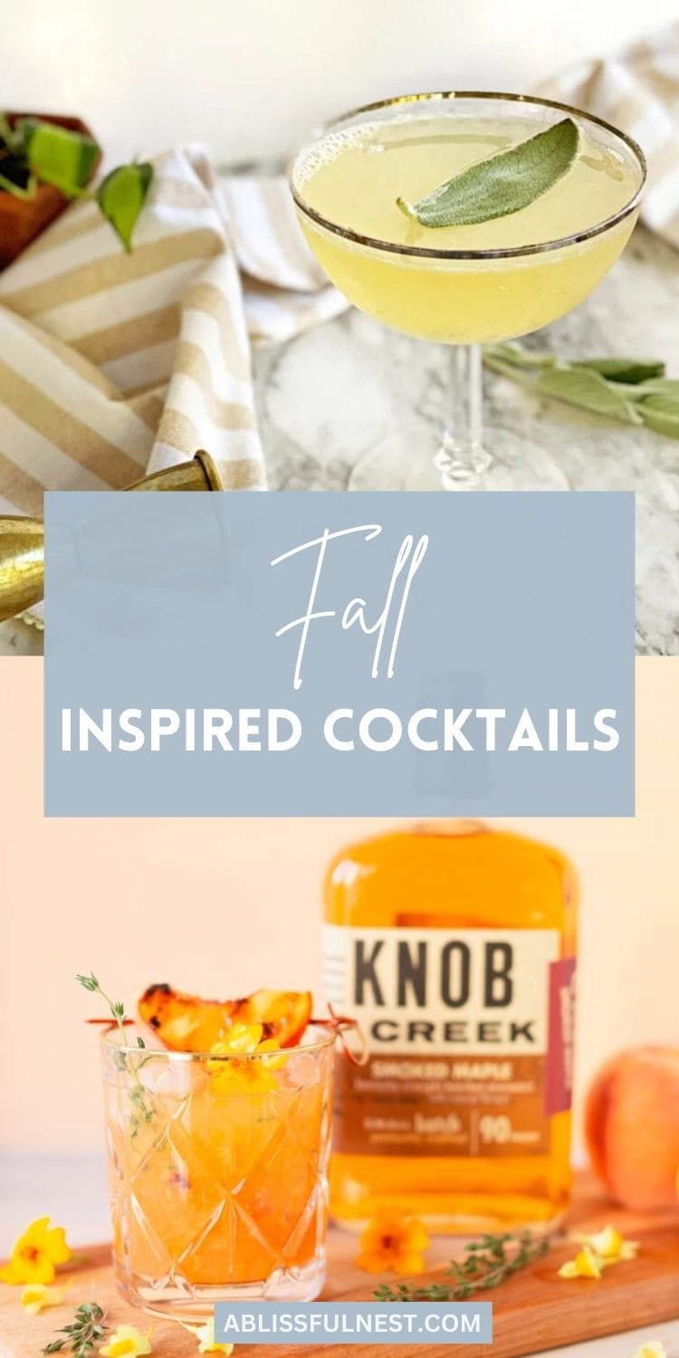 Fall Inspired Cocktails | A Blissful Nest