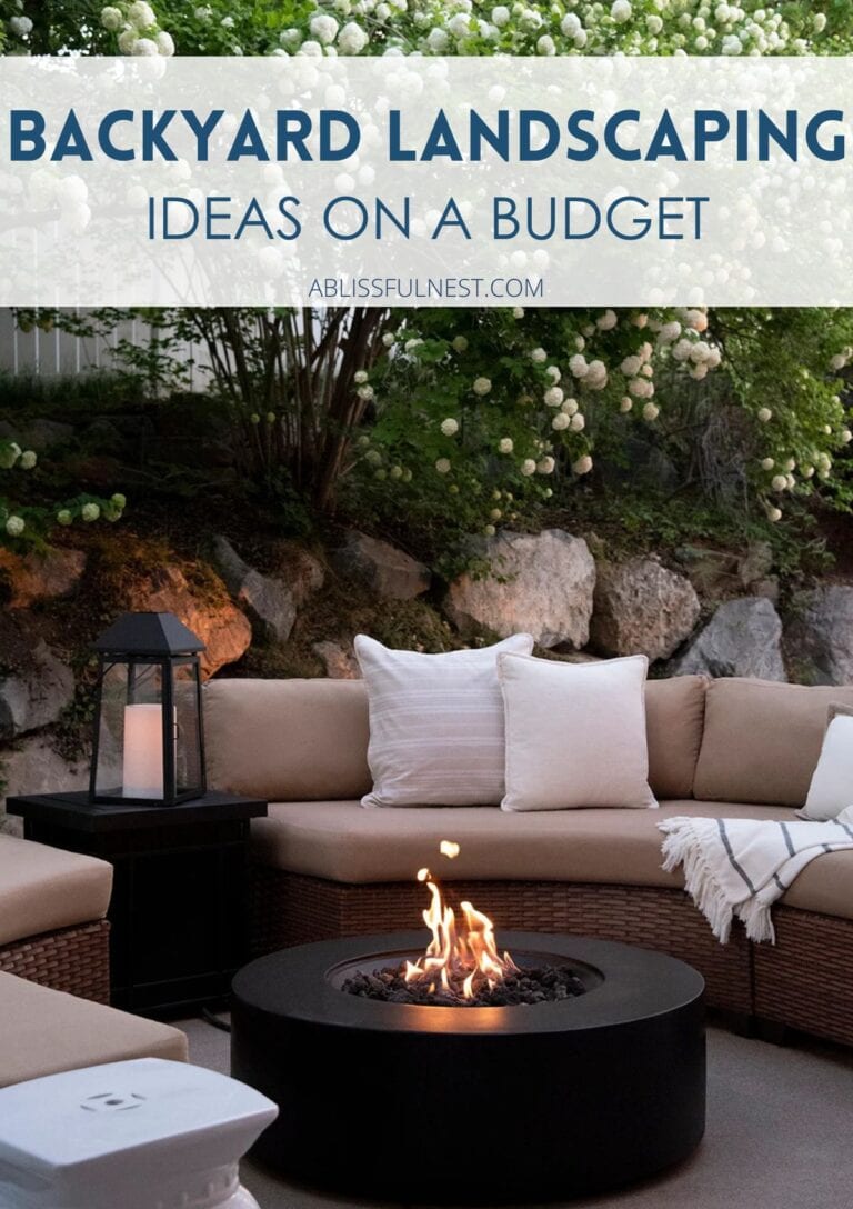 Backyard Landscaping Ideas On A Budget - A Blissful Nest