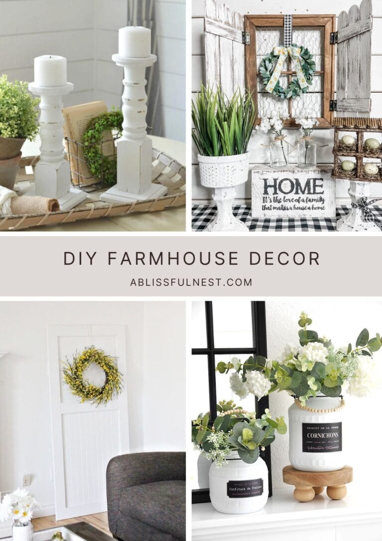 DIY Farmhouse Decor | A Blissful Nest