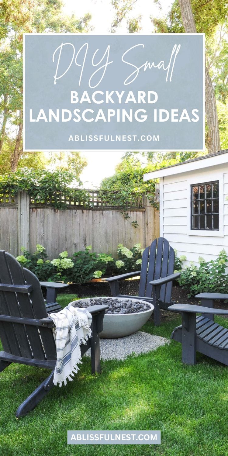 DIY Small Backyard Landscaping Ideas | A Blissful Nest
