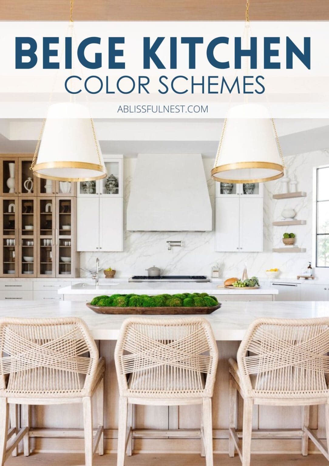 Beige Kitchen Color Schemes | A Blissful Nest