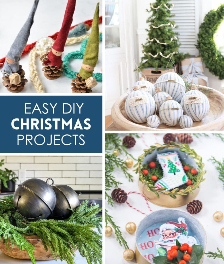 Easy DIY Christmas Projects | A Blissful Nest