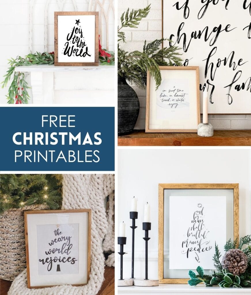 Free Christmas Printables | A Blissful Nest