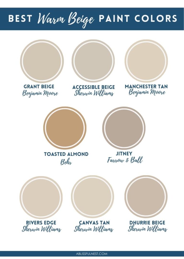 Best Warm Beige Paint Colors | A Blissful Nest