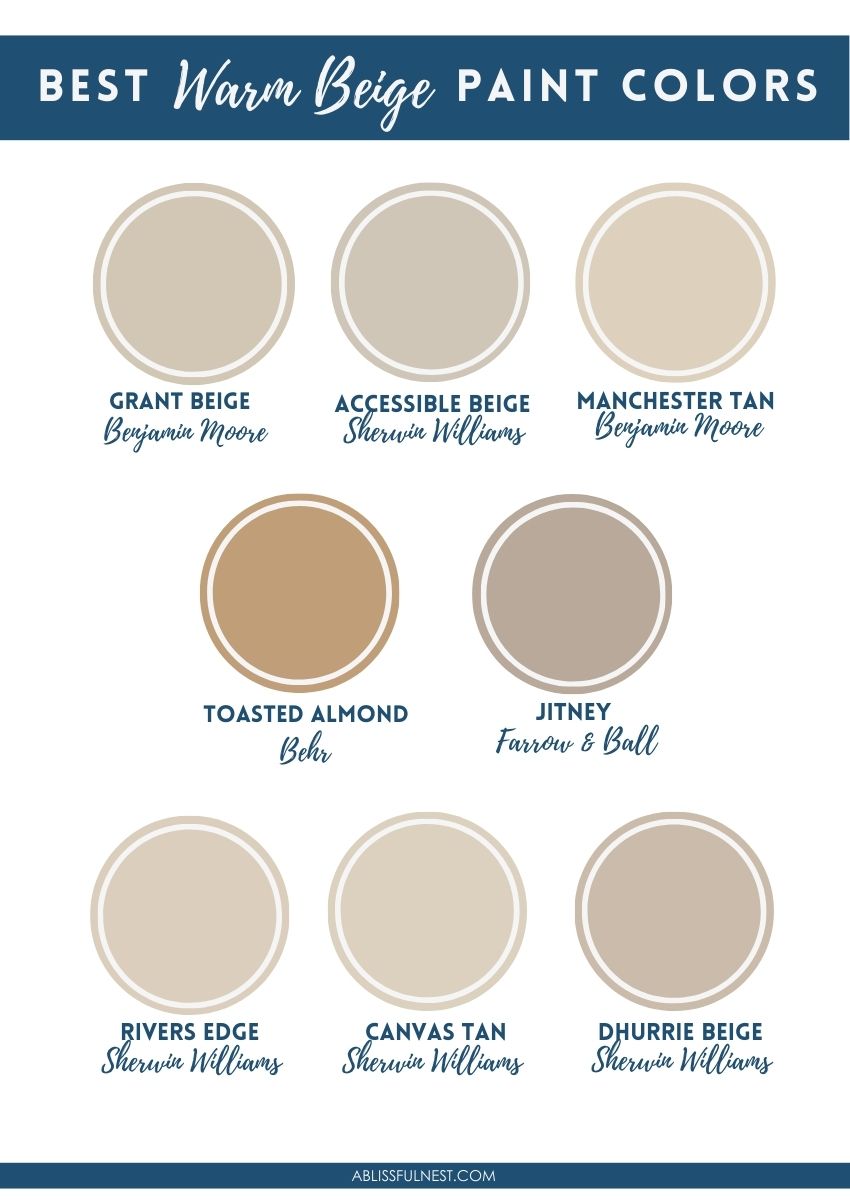 Best Warm Beige Paint Colors A Blissful Nest Best Warm Beige Paint Colors A Blissful Nest