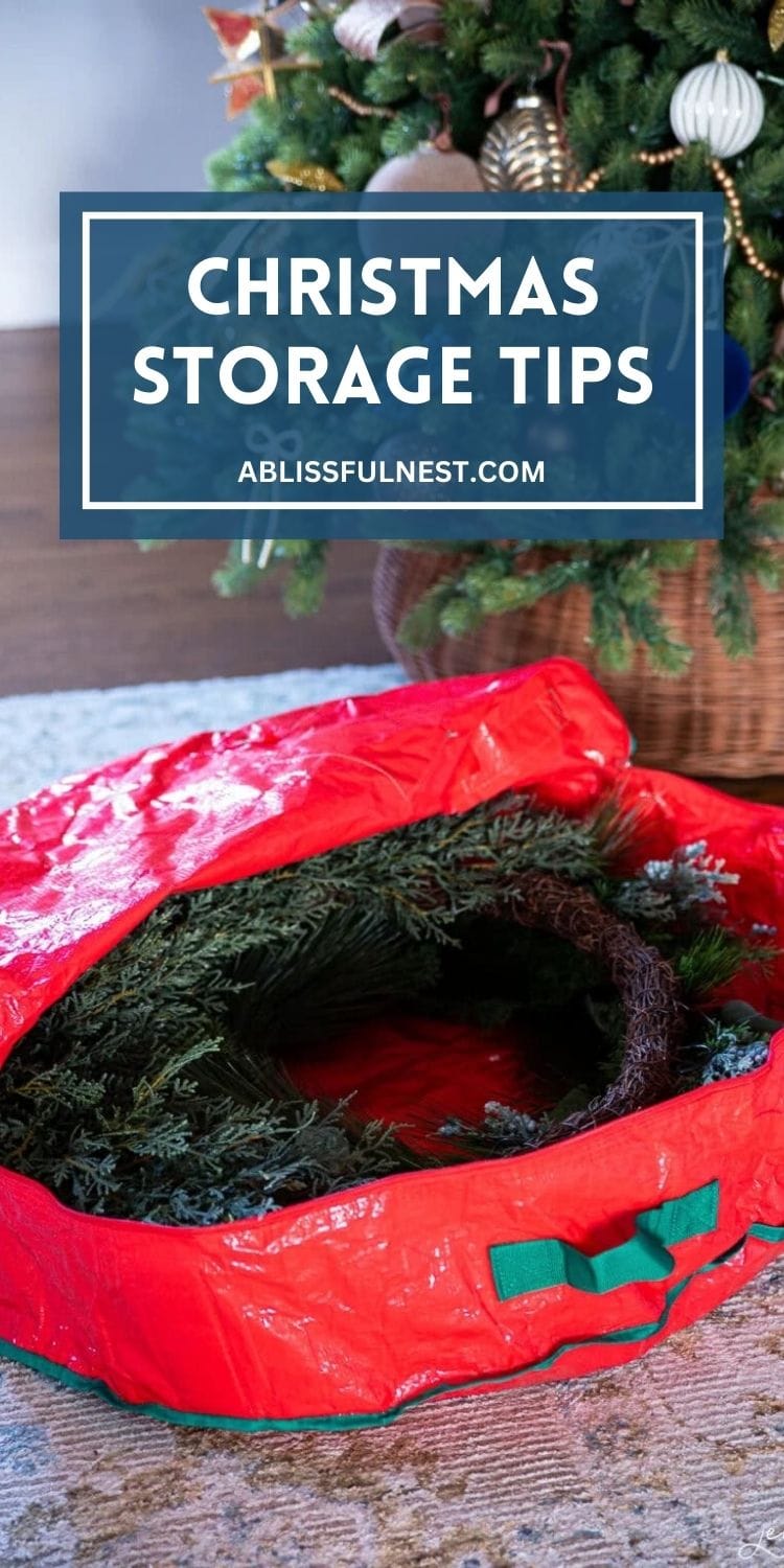 Christmas Storage Tips | A Blissful Nest