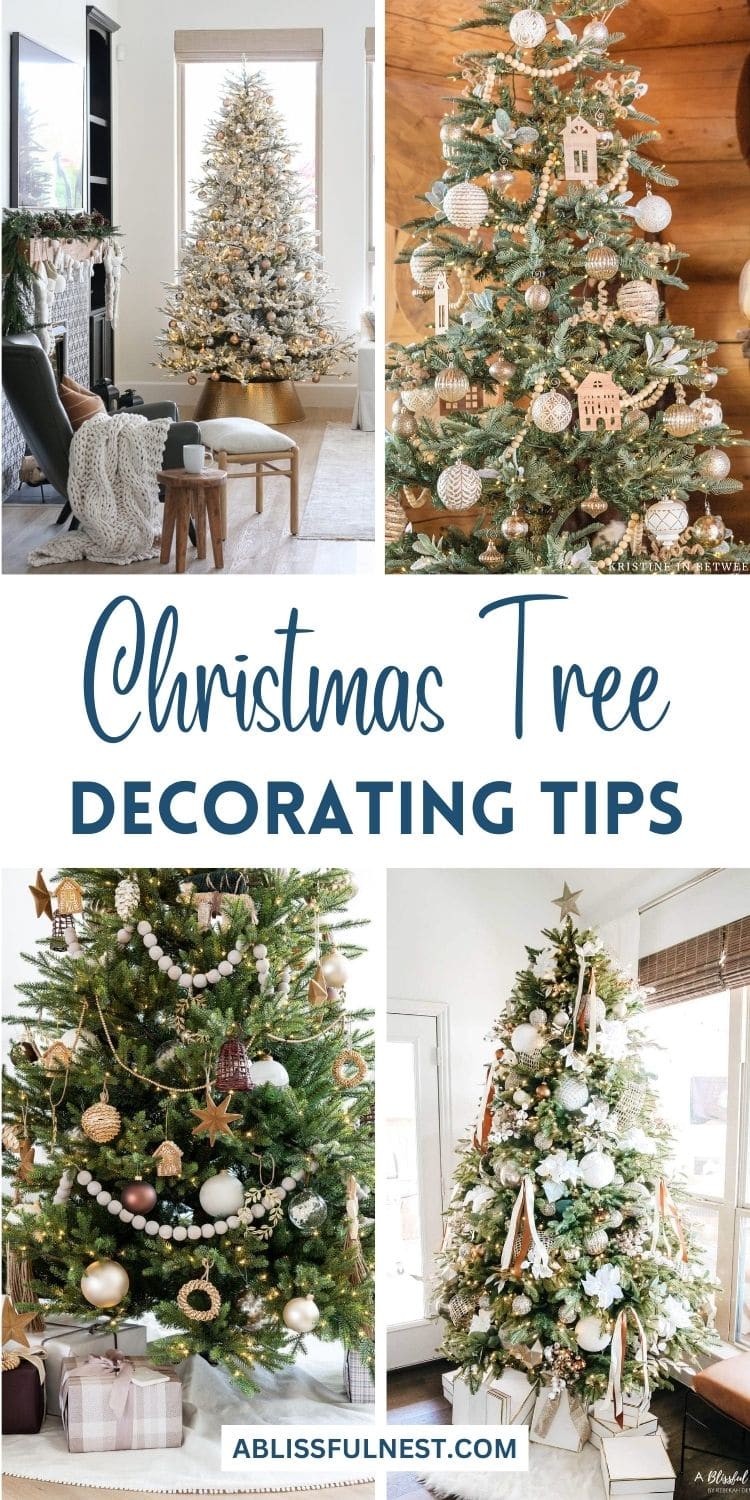 Christmas Tree Decorating Tips | A Blissful Nest