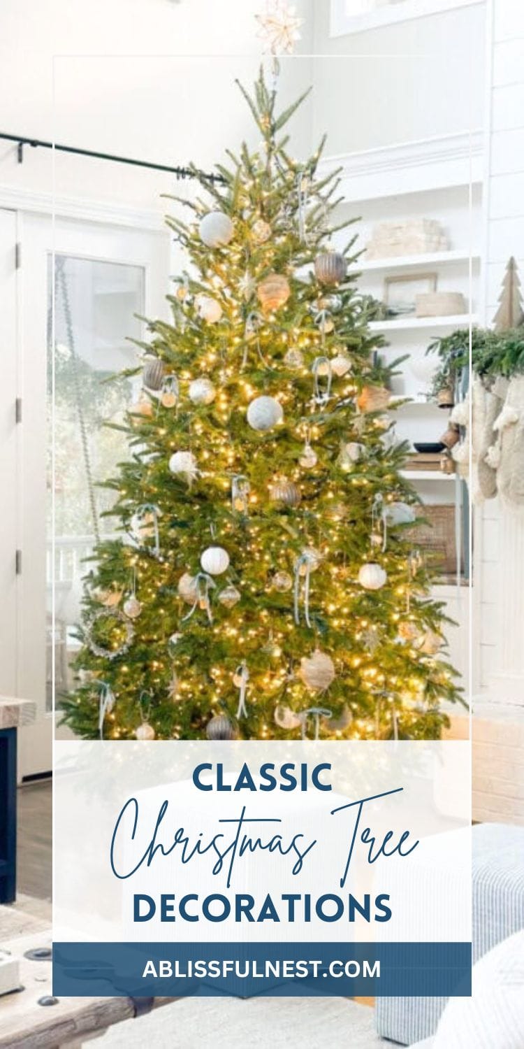 Classic Christmas Tree Decorations | A Blissful Nest