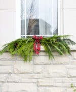 Winter Window Box Ideas | A Blissful Nest