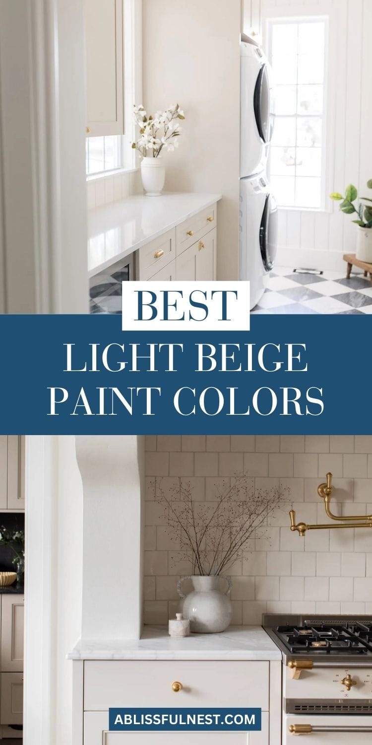 Best Light Beige Paint Colors | A Blissful Nest