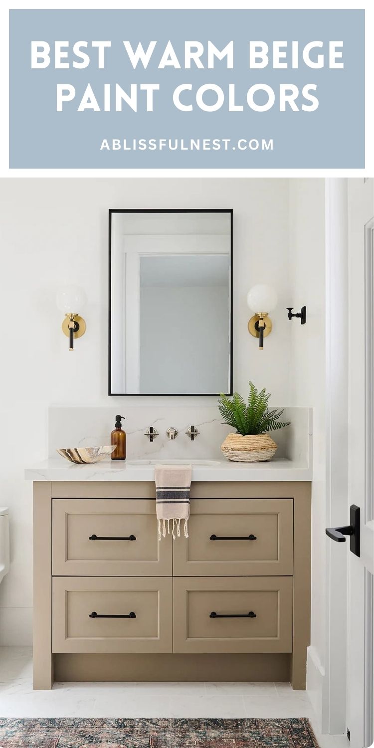 Best Warm Beige Paint Colors | A Blissful Nest
