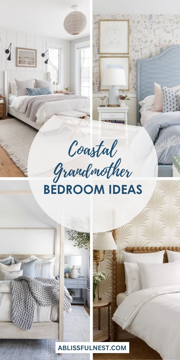 Coastal Grandmother Bedroom Ideas | A Blissful Nest