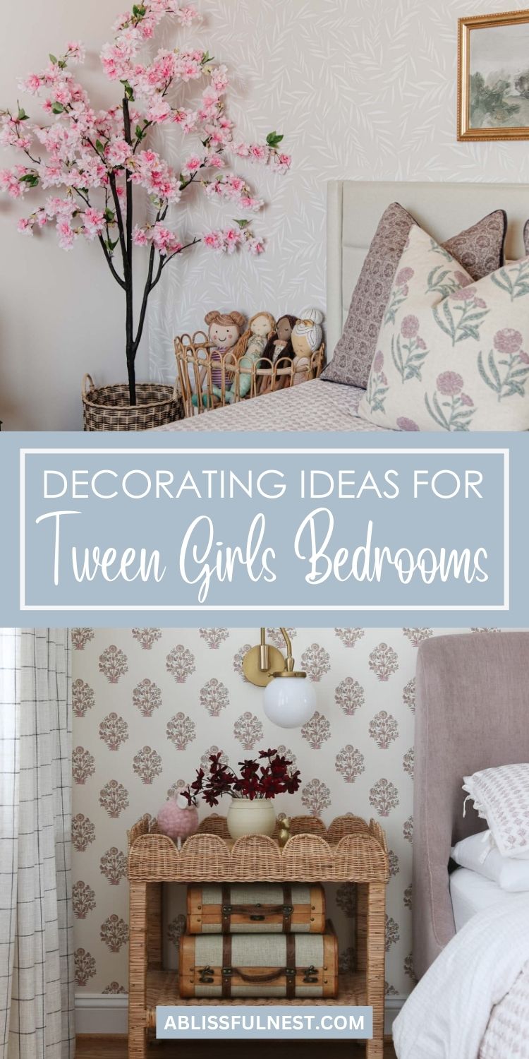 Decorating Ideas For Tween Girls Bedrooms | A Blissful Nest
