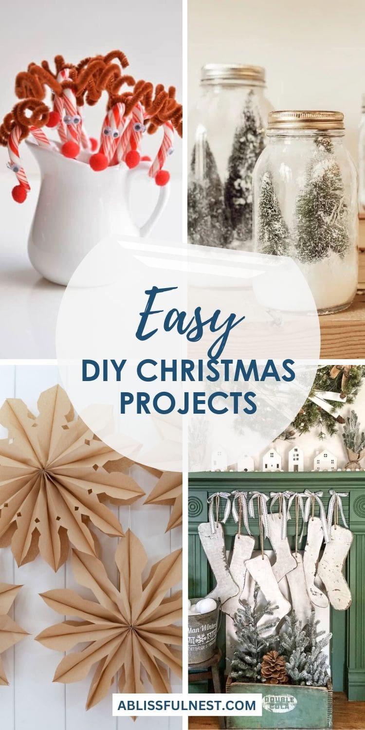 Easy DIY Christmas Projects | A Blissful Nest