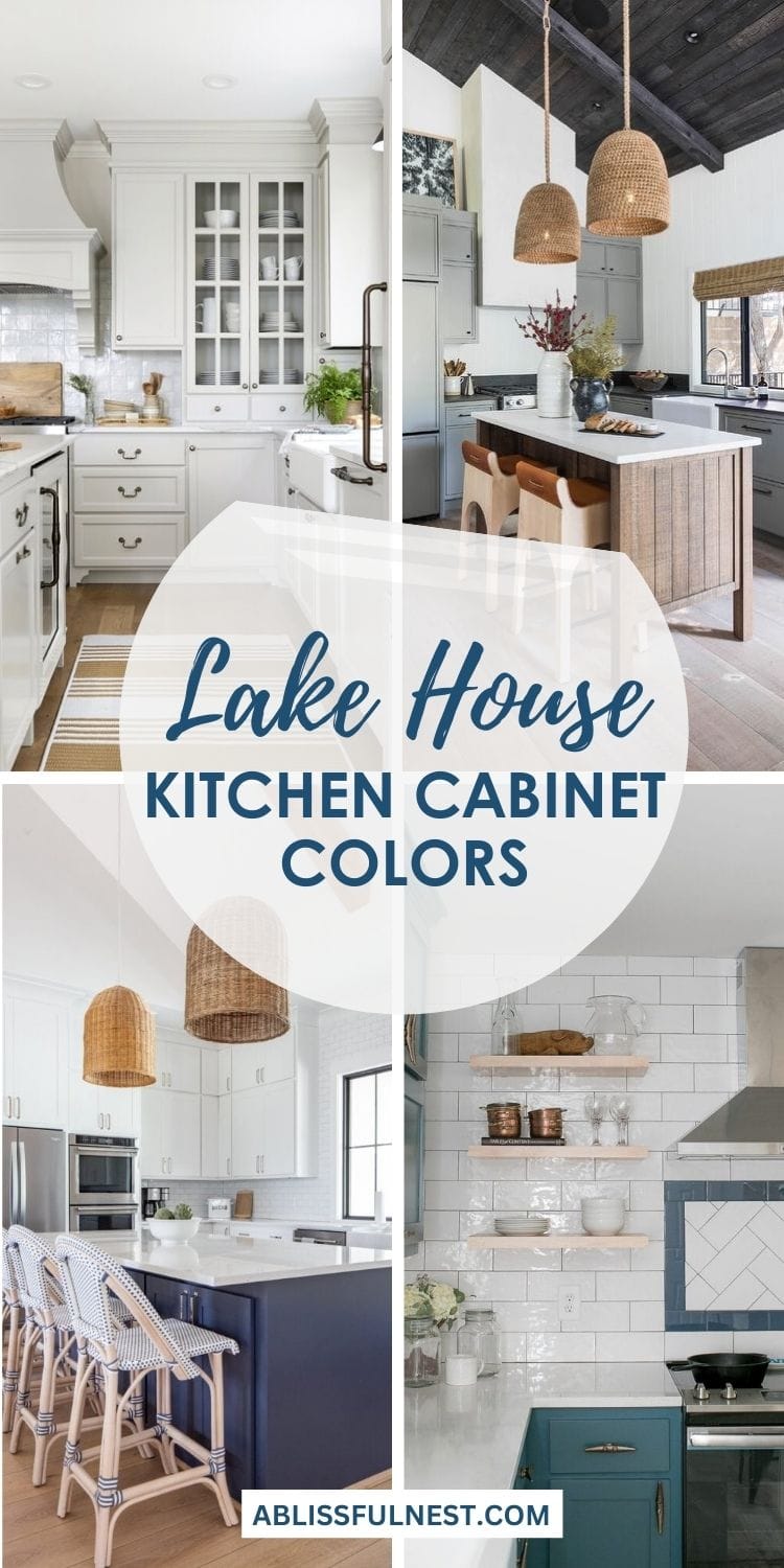 Lake House Kitchen Cabinet Colors | A Blissful Nest