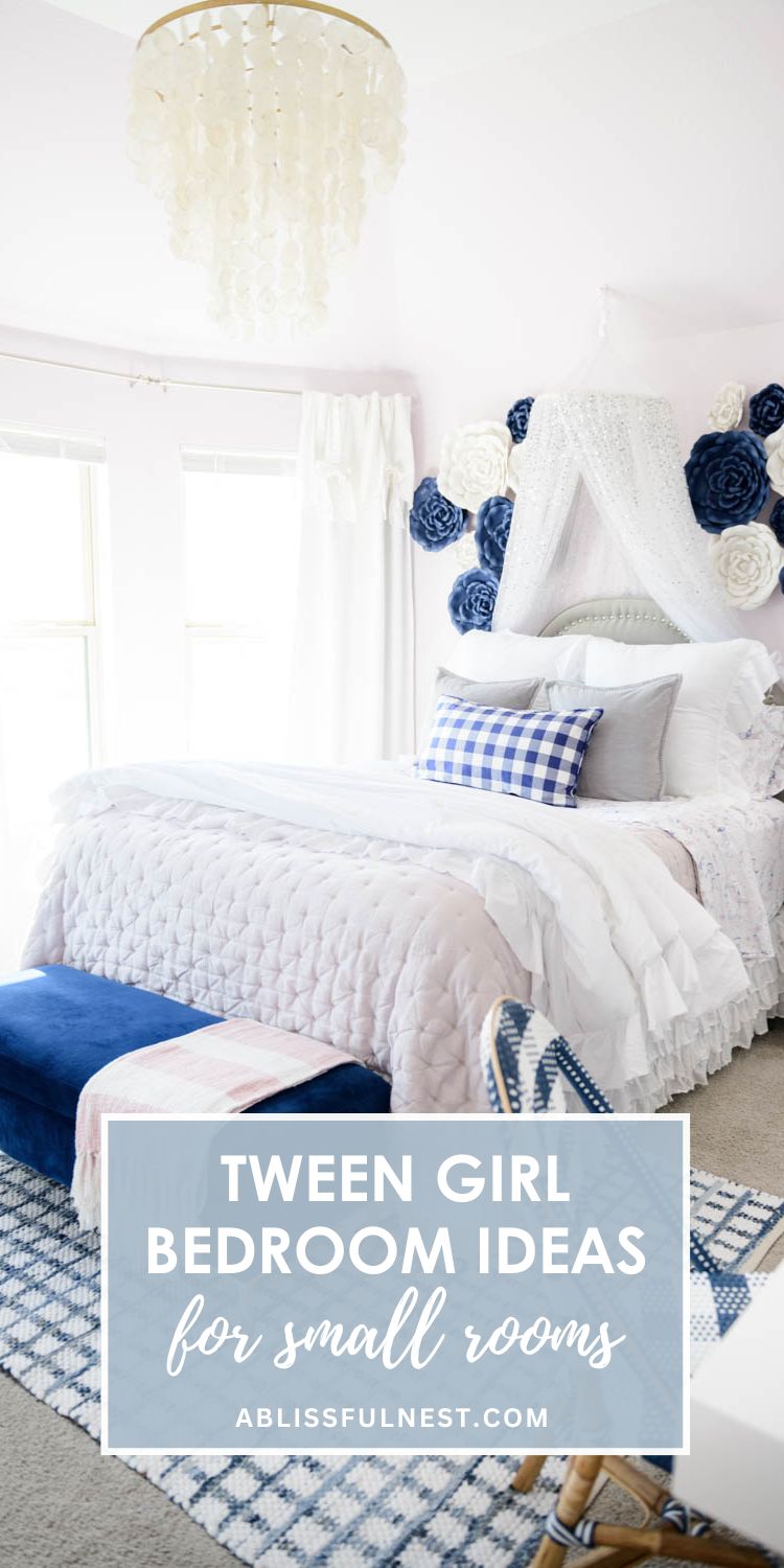 Tween Girl Bedroom Ideas For Small Rooms | A Blissful Nest