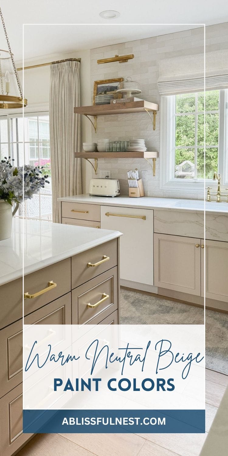 Warm Neutral Beige Paint Colors | A Blissful Nest