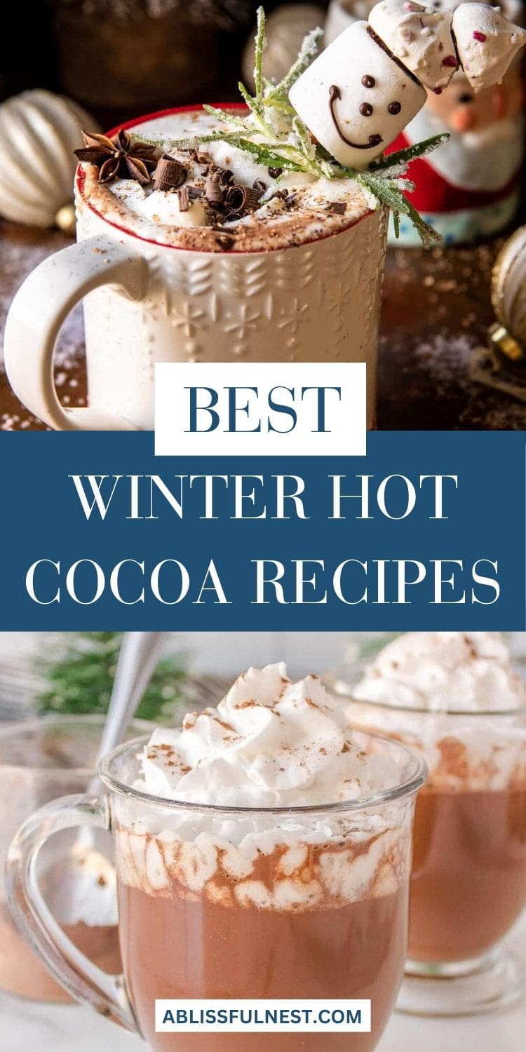 Winter Hot Cocoa Recipes | A Blissful Nest