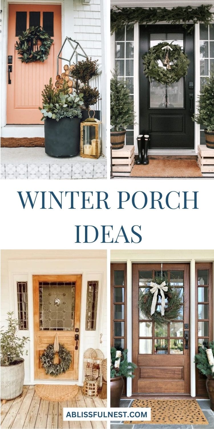 Winter Porch Ideas | A Blissful Nest