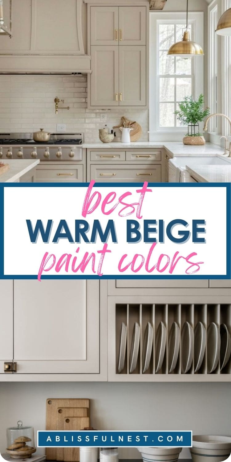 Best Warm Beige Paint Colors | A Blissful Nest