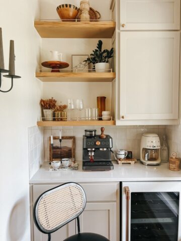 Coffee Bar Decorating Ideas | A Blissful Nest