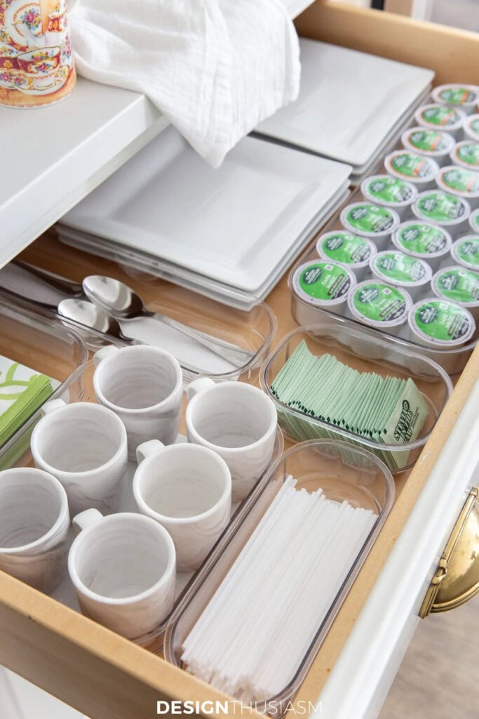 Coffee Cup Organizer Ideas | A Blissful Nest