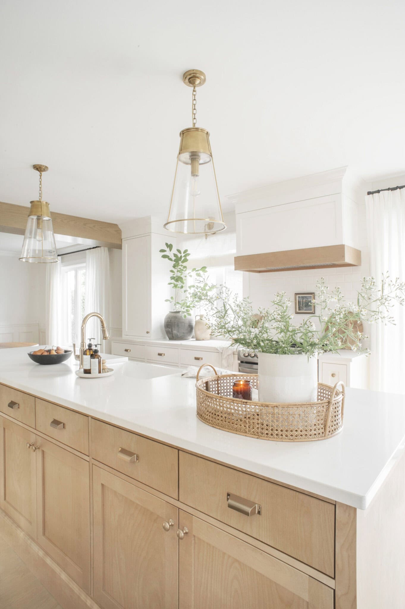 Light Wood Kitchen Cabinet Colors | A Blissful Nest
