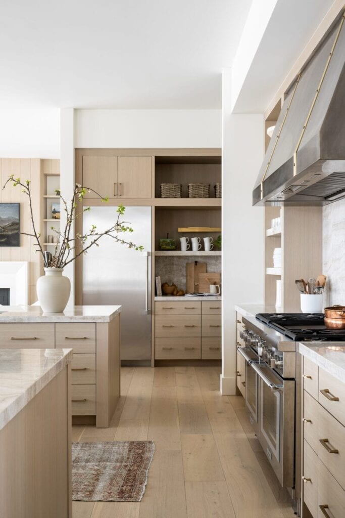 Light Wood Kitchen Cabinet Colors | A Blissful Nest