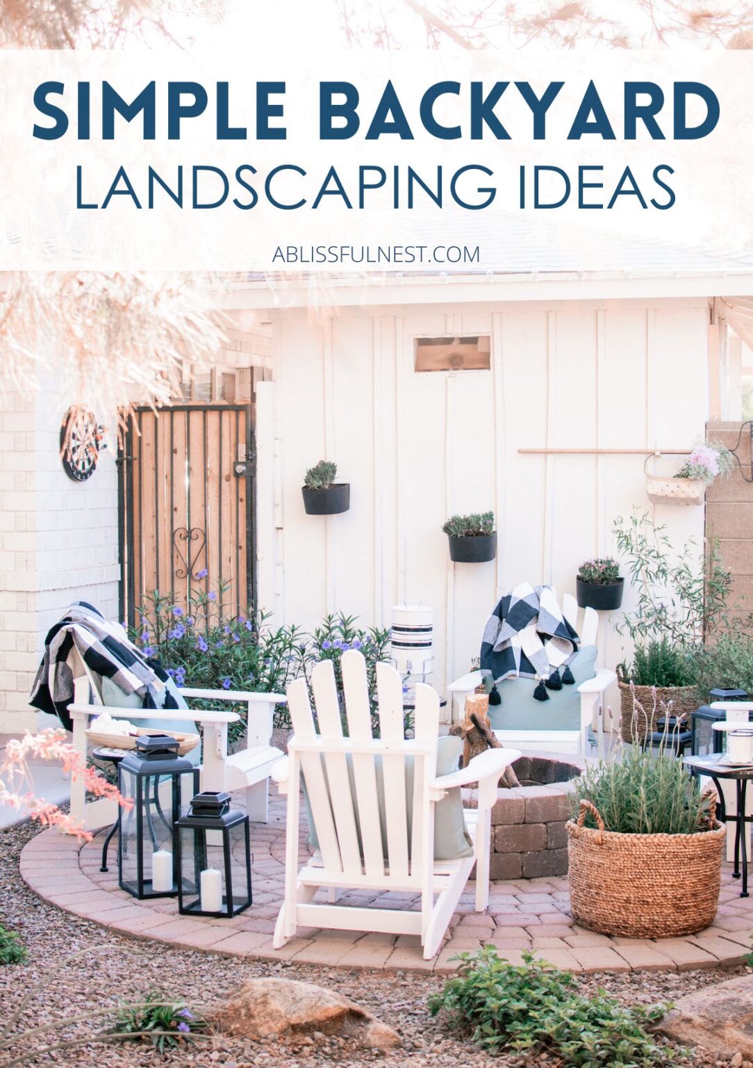 Simple Backyard Landscaping Ideas | A Blissful Nest
