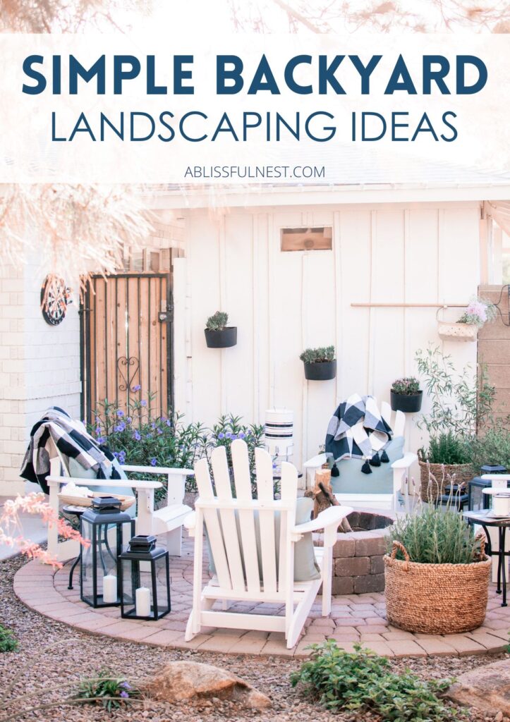 Simple Backyard Landscaping Ideas | A Blissful Nest