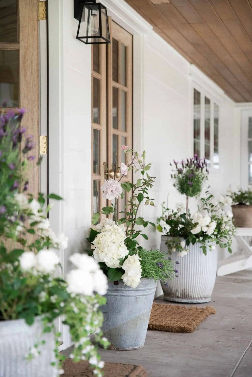 Spring Decor For Front Porches | A Blissful Nest