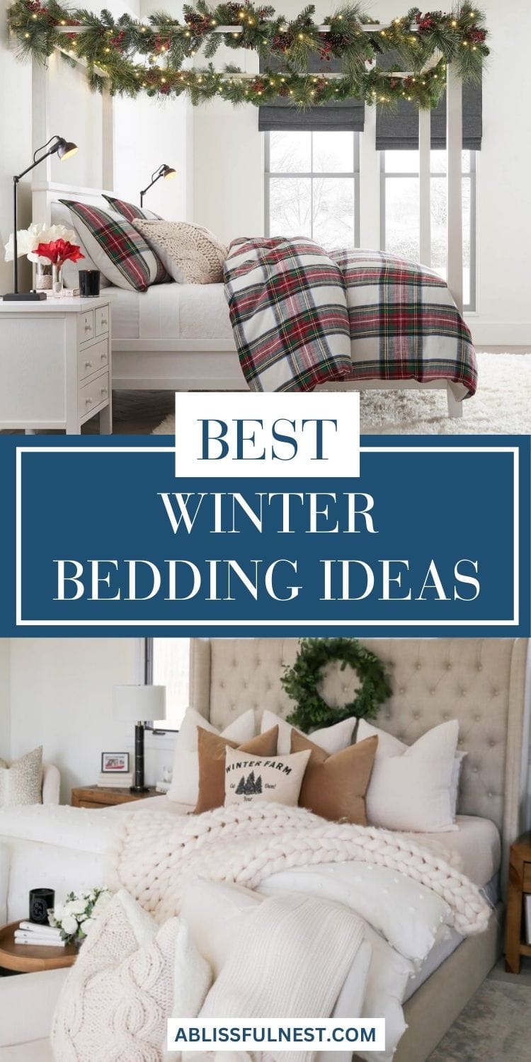 Winter Bedding Ideas | A Blissful Nest