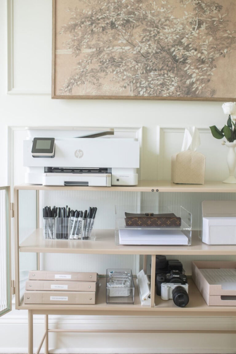 How To Organize An Office | A Blissful Nest