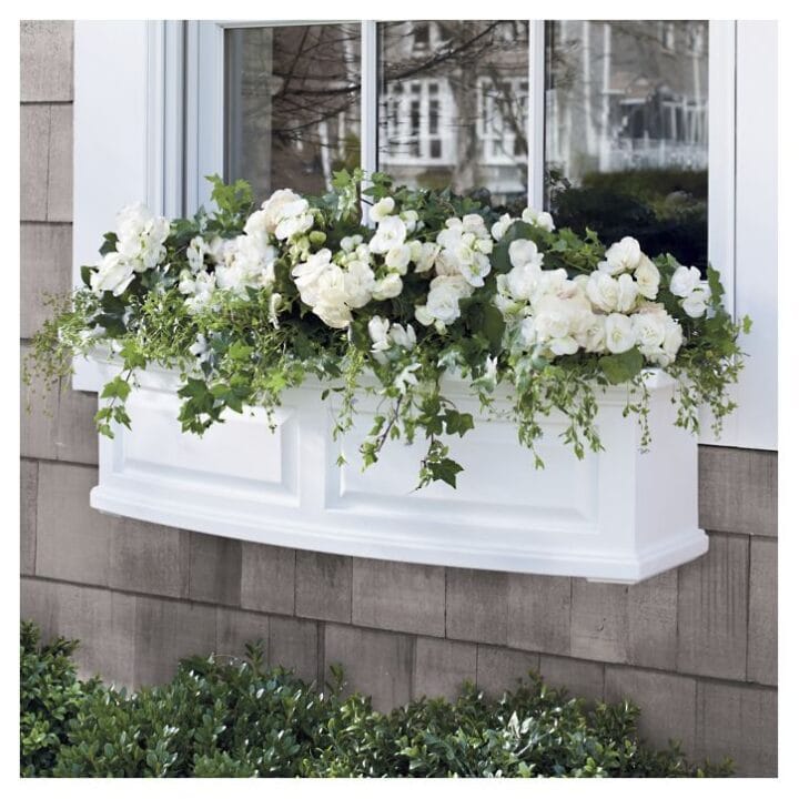 Window Box Ideas With Artificial Flowers | A Blissful Nest