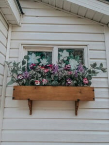 Window Box Ideas With Artificial Flowers | A Blissful Nest