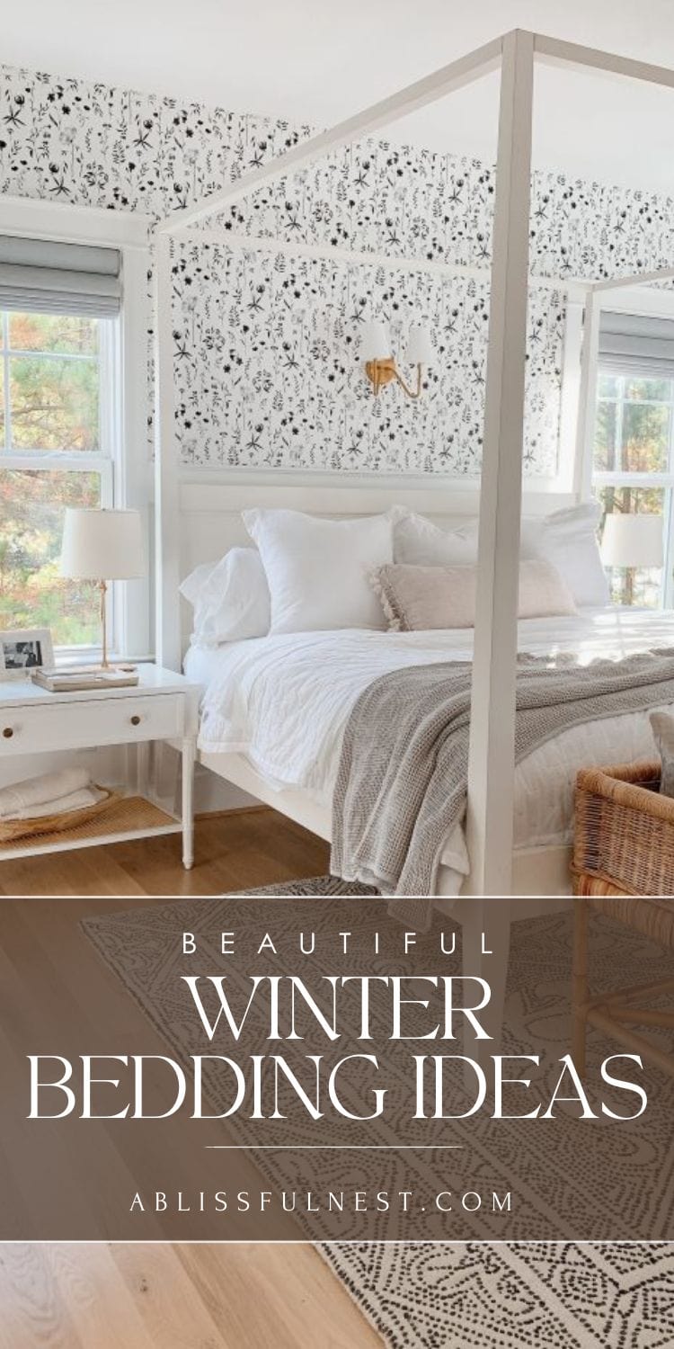 Winter Bedding Ideas | A Blissful Nest