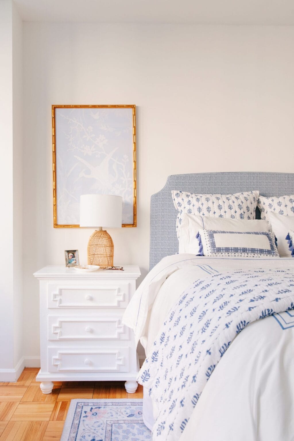 Blue Guest Bedroom Ideas | A Blissful Nest