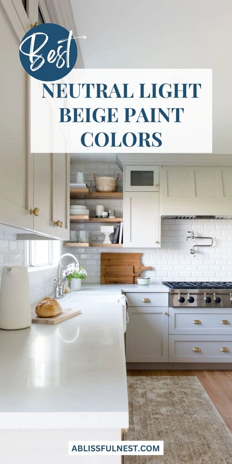 Best Neutral Light Beige Paint Colors | A Blissful Nest